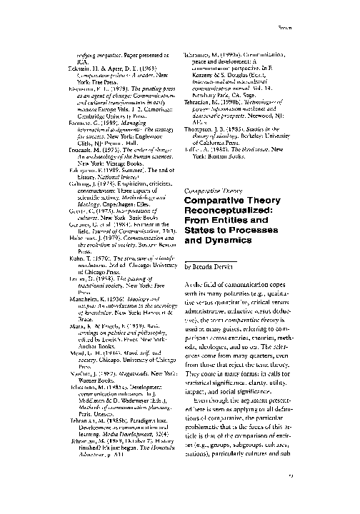 (PDF) Comparative Theory Reconceptualized: From Entities and States to ...