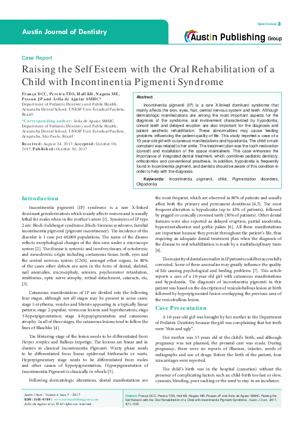 (PDF) Austin Journal of Dentistry
