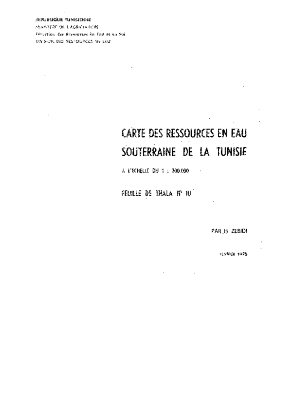 (PDF) CARTE DES RESSOURCES EN EAU