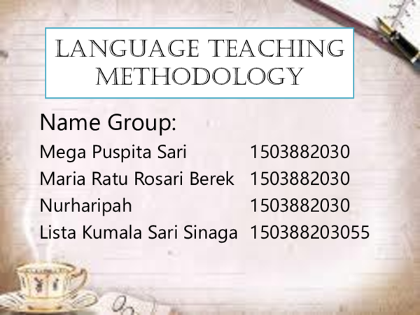 (PPT) LANGUAGE TEACHING METHODOLOGY