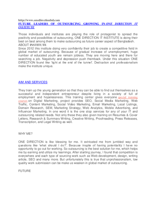 (PDF) Empowering Youth through Outsourcing Training