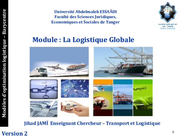 (PDF) Module : La Logistique Globale