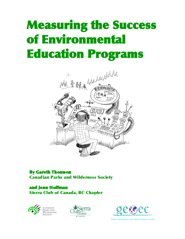 (PDF) Measuring the Success of Environmental Education Programs
