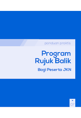 (PDF) Program Rujuk Balik