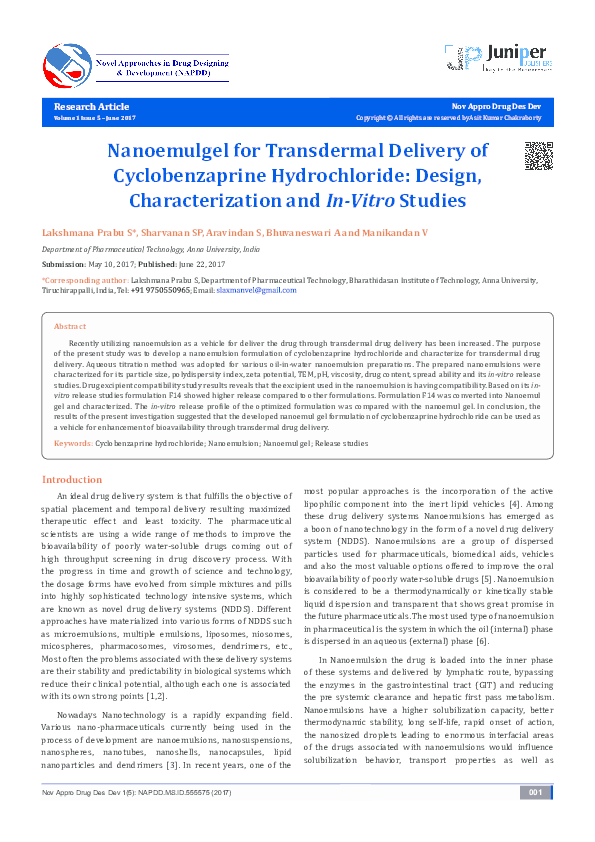 (PDF) Nanoemulgel for Transdermal Delivery of.pdf