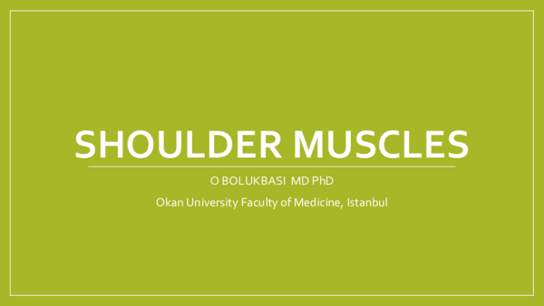 (PPT) Shoulder D1 (1)
