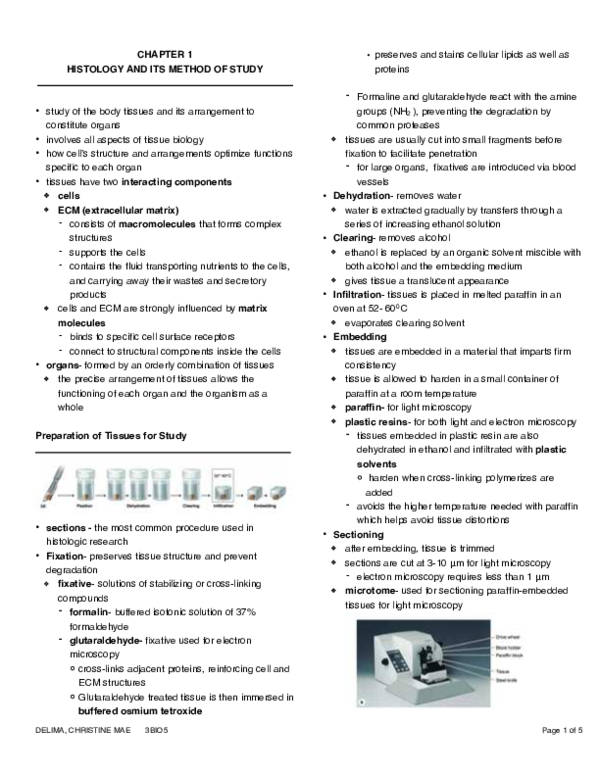 (PDF) HISTOLOGY AND ITS METHOD OF STUDY