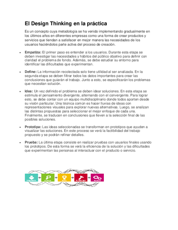 (DOC) El Design Thinking en la práctica