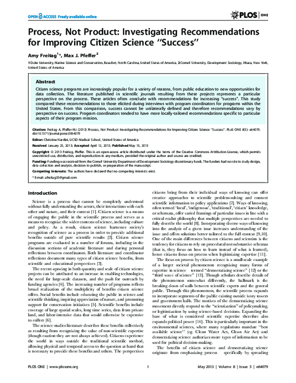 (PDF) Process, not product: investigating recommendations for improving ...