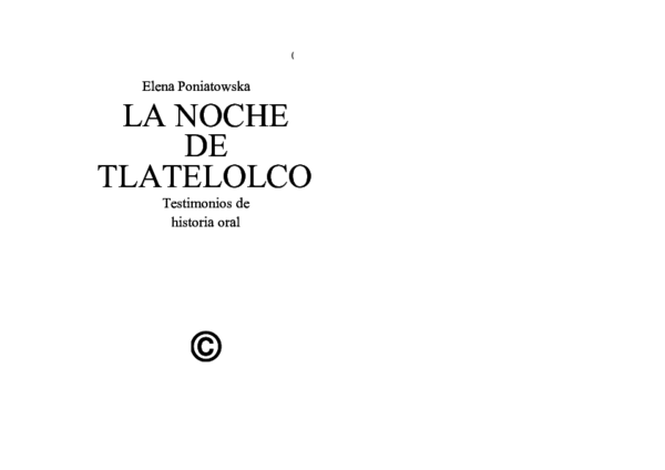 (PDF) LA NOCHE DE TLATELOLCO