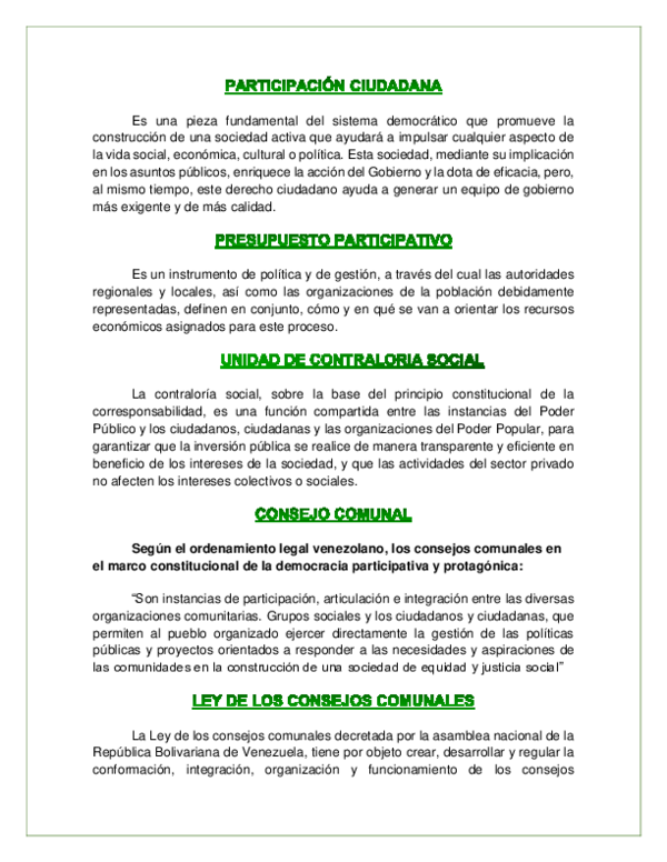 (DOC) CONSEJO COMUNAL LOMAS VERDES ESTE