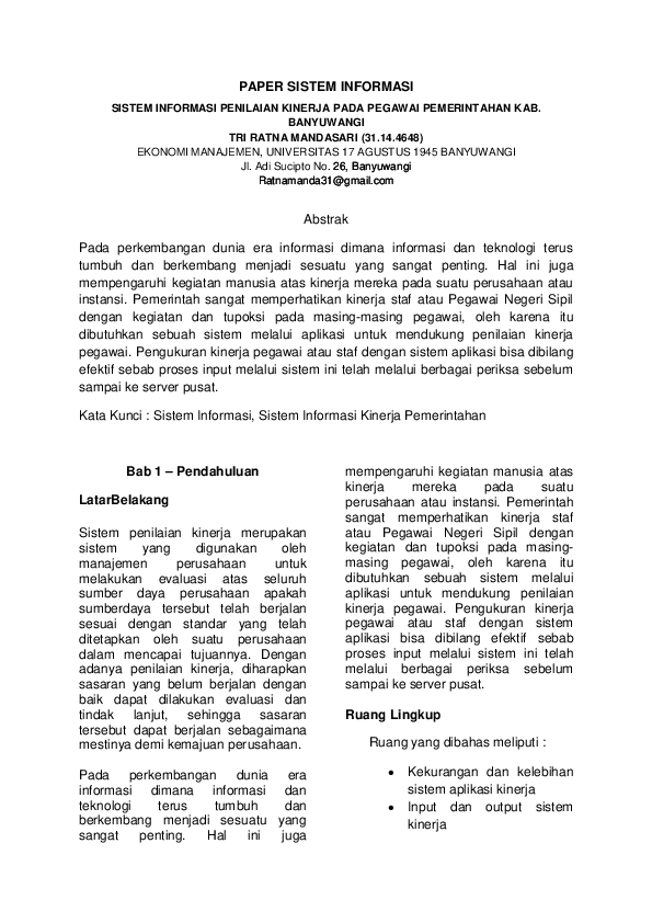 (DOC) PAPER SISTEM INFORMASI.docx