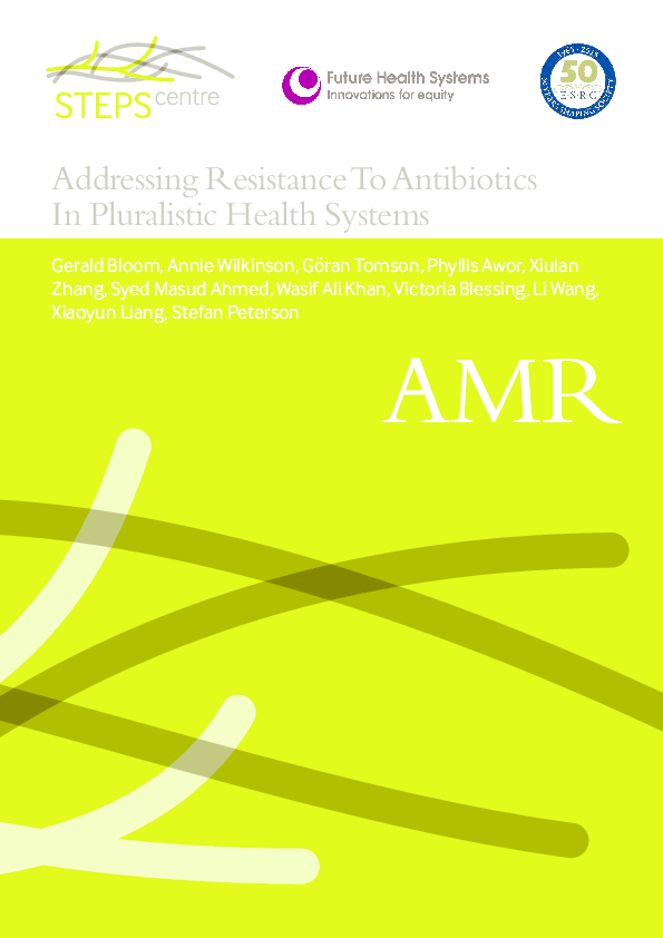 (PDF) AMR_STEPS Working Paper.pdf | Syed Masud Ahmed - Academia.edu