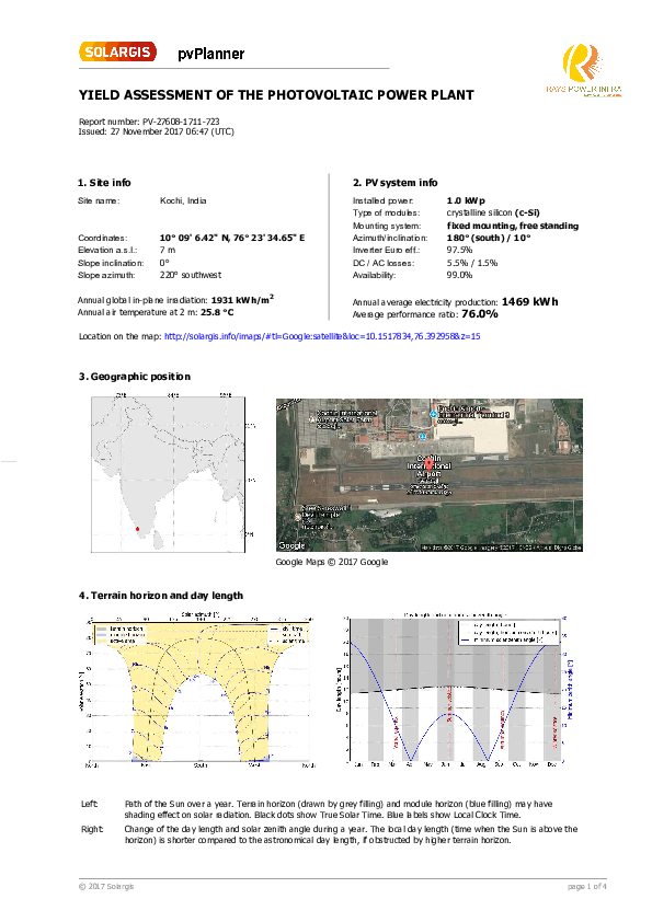 (PDF) YIELD ASSESSMENT OF THE PHOTOVOLTAIC POWER PLANT