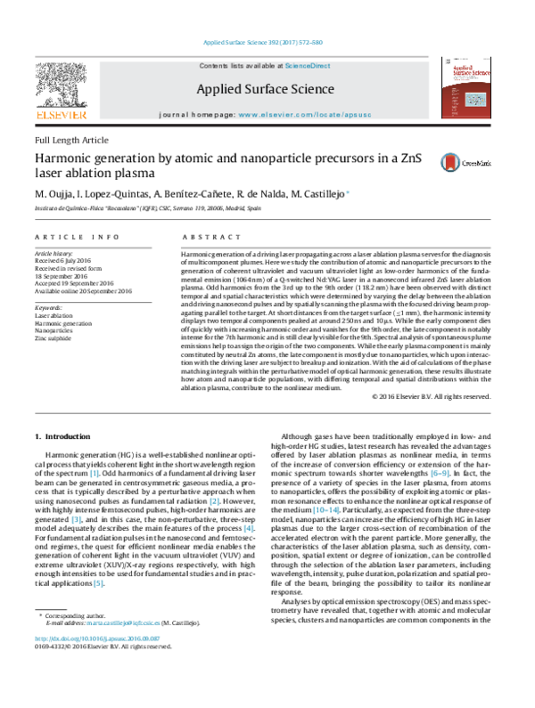 (PDF) Appl_Surf_Sci_Harmonics in ZnS_2016.pdf