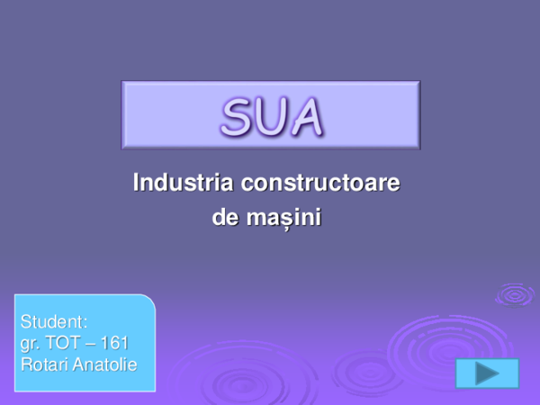 (PPT) Industria constructoare de masini de SUA