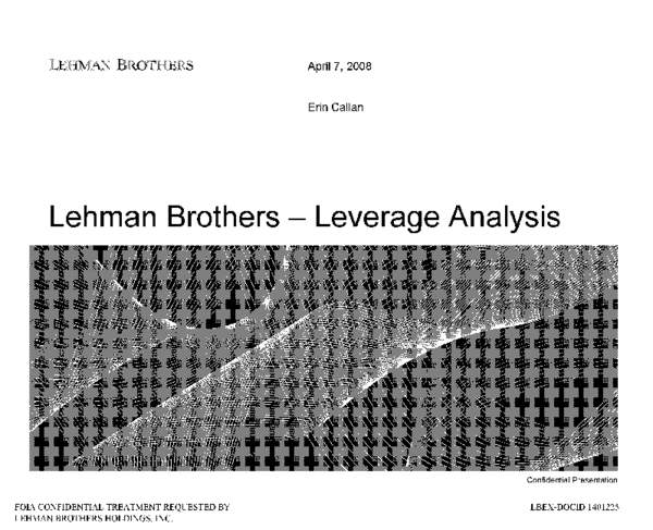 (PDF) LEHMAN BROTHERS Lehman Brothers -Leverage Analysis