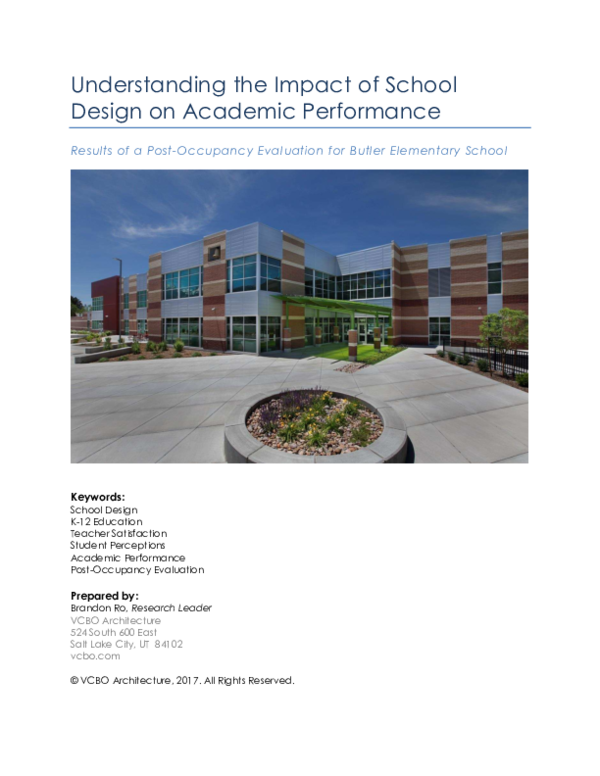 (PDF) Understanding the Impact of School Design on Academic Performance