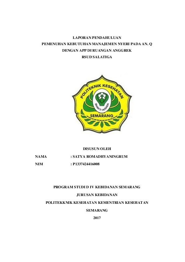 (DOC) LP MANAJEMEN NYERI PADA AN.Q DENGAN APP