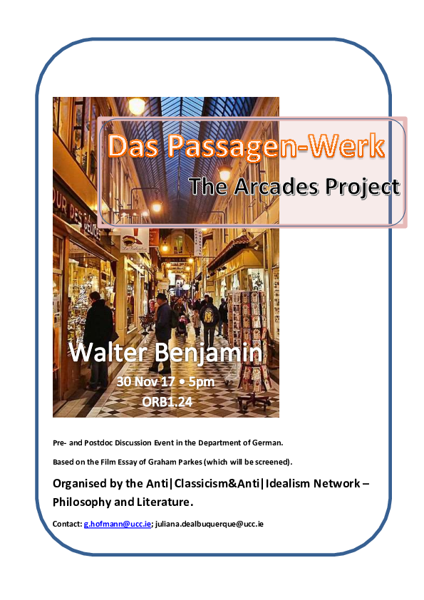 the arcades project summary