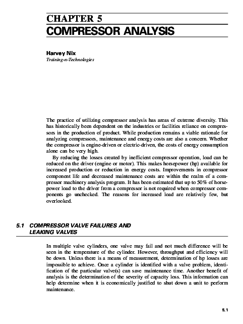 (PDF) COMPRESSOR ANALYSIS