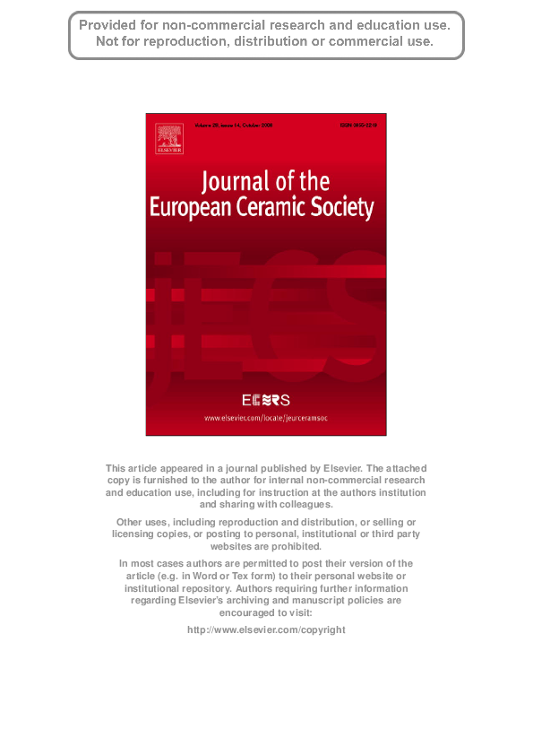 (PDF) Pressureless sintering and mechanical properties of mica glass ...