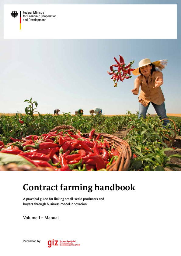 (PDF) Contract farming handbook A practical guide for linking small ...
