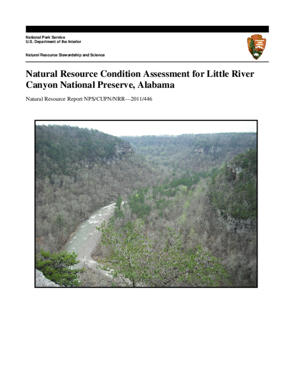 (PDF) Natural Resource Condition Assessment for Little River Canyon ...