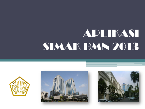 (PPT) Materi pengantar aplikasi simak bmn