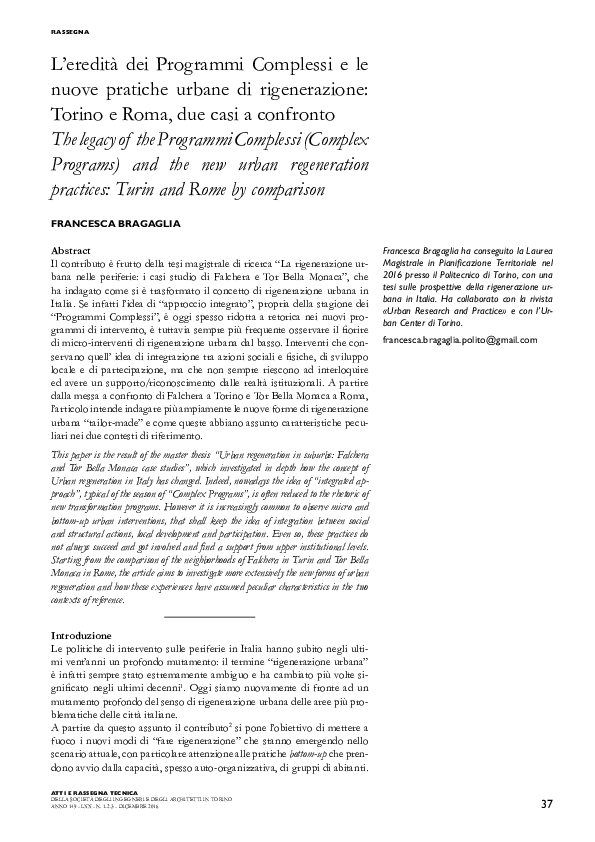 (PDF) The legacy of the Programmi Complessi (Complex Programs) and the ...