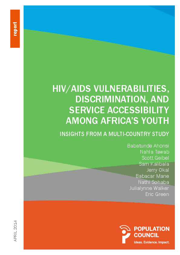 (PDF) HIV/AIDS vulnerabilities, discrimination, and service ...