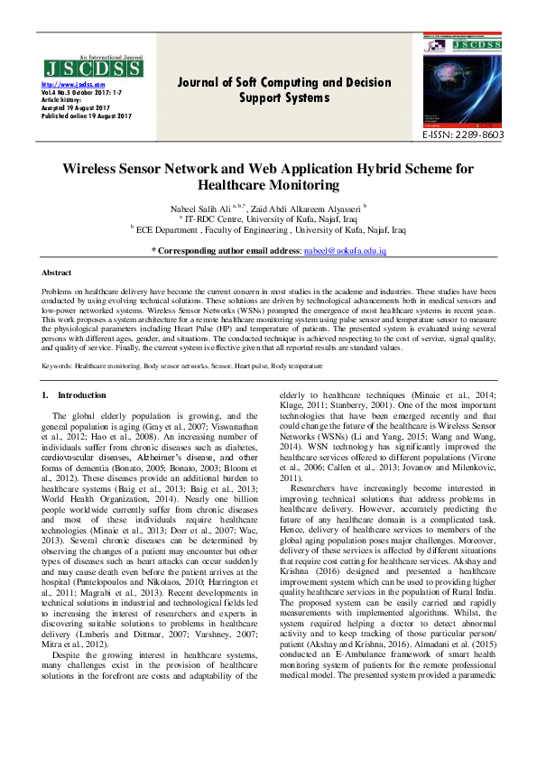 (PDF) Wireless Sensor Network and Web Application Hybrid Scheme for ...