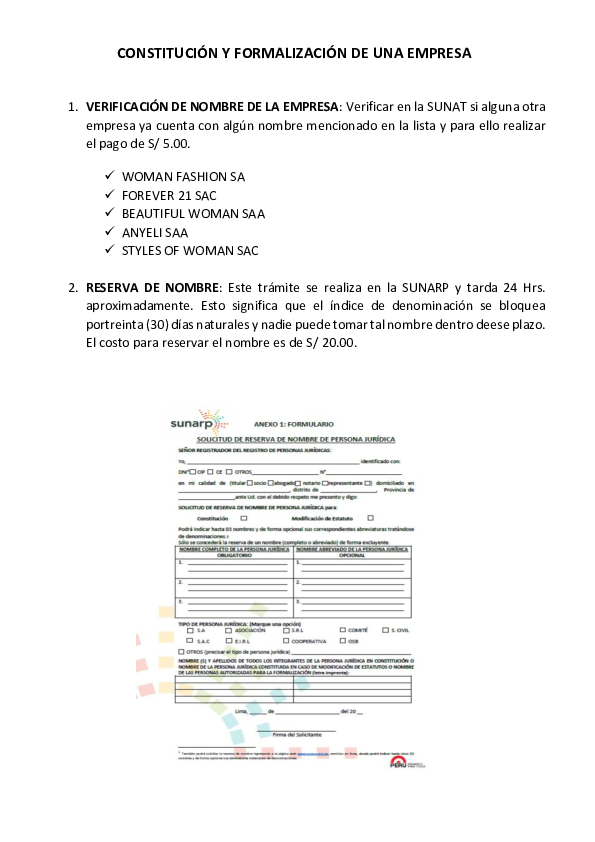 (DOC) CONSTITUCIÓN Y FORMALIZACIÓN DE UNA EMPRESA