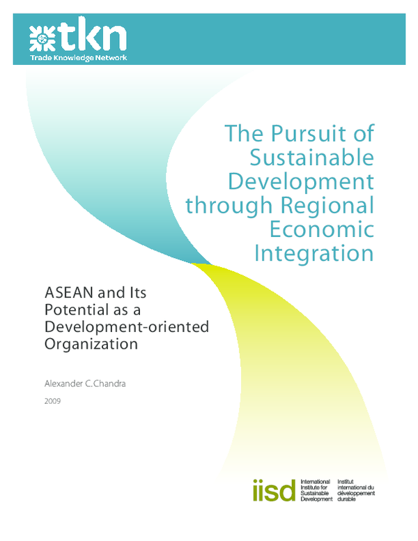 (PDF) The Pursuit of Sustainable Development through Regional Economic Integration ASEAN and Its ...