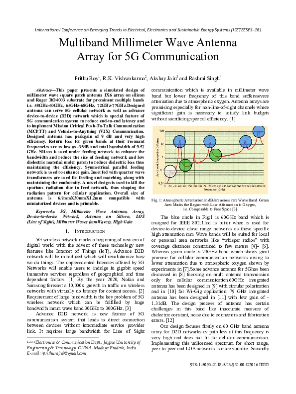 (PDF) Multiband Millimeter Wave Antenna Array for 5G Communication