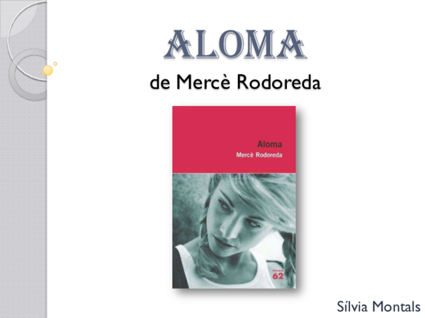 (PDF) ALOMA de Mercè Rodoreda
