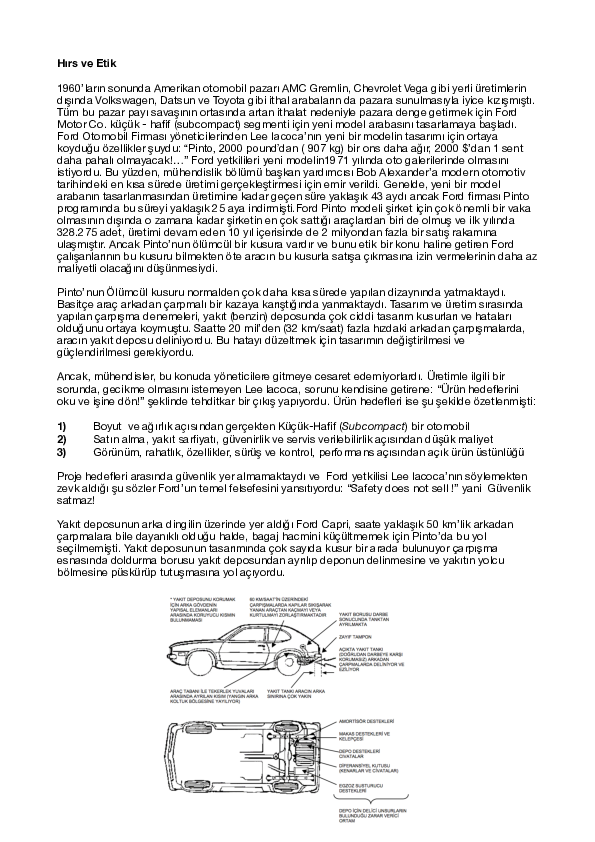 Pdf Ford Pinto Engineering Ethics Fail