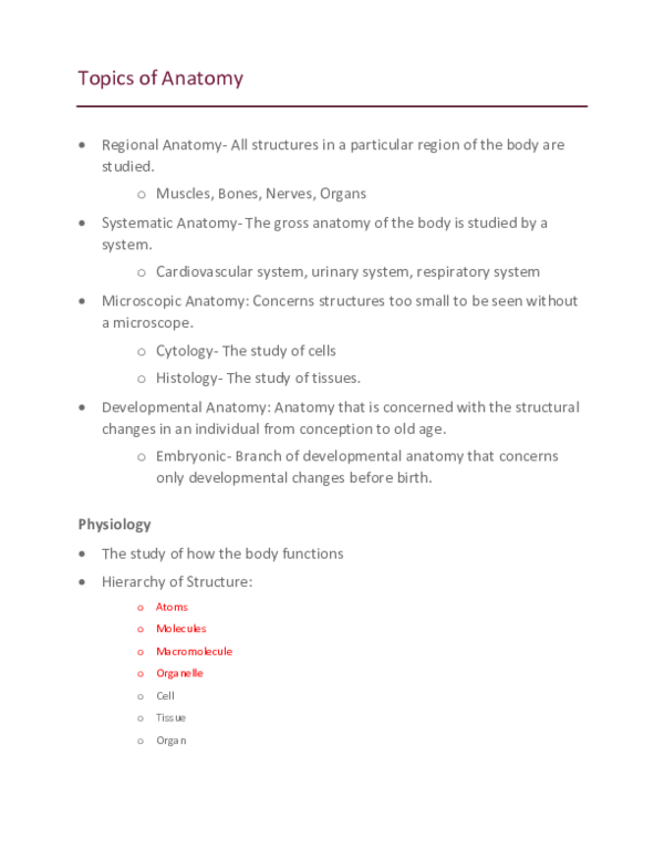 (DOC) Topics of Anatomy