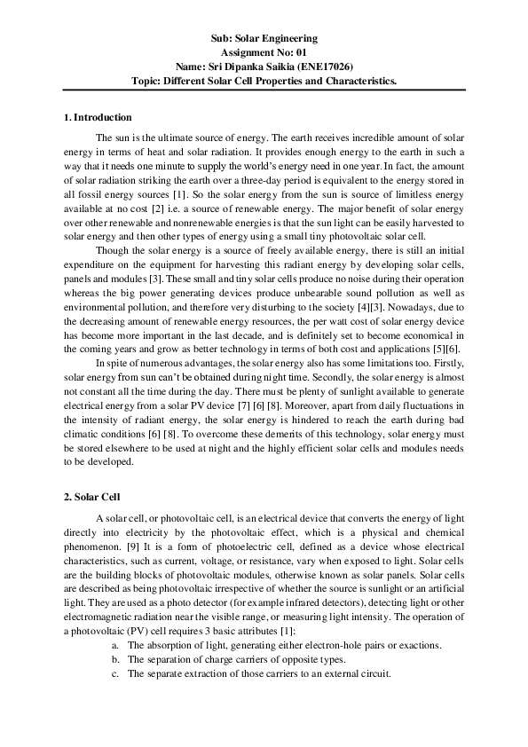 (DOC) Solar assignment