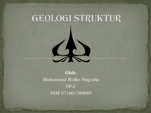 (PPT) Geologi struktur
