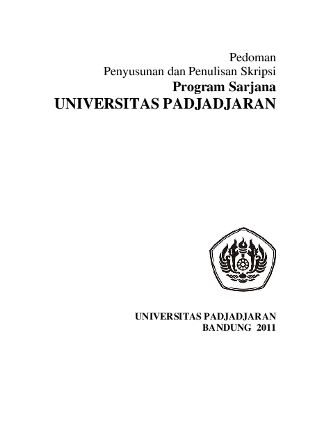 (PDF) Penulisan Skripsi Unpad