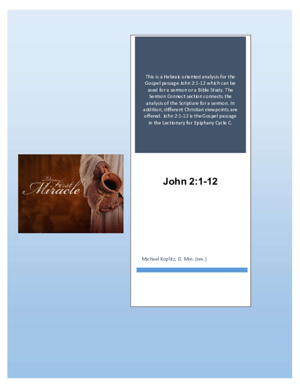 (PDF) John 2:1-12