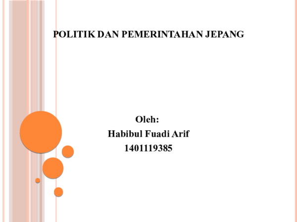 Ppt Politik Dan Pemerintahan Jepang 