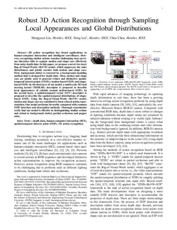 Pdf Robust 3d Action Recognition Through Sampling Local Appearances