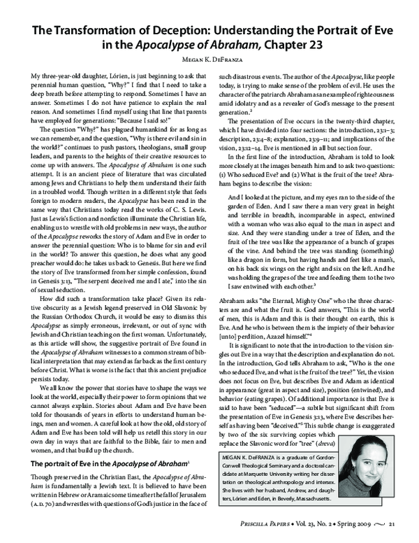 (PDF) The Transformation of Deception: Understanding the Portrait of ...