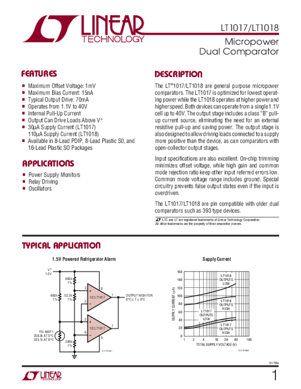 (PDF) Da 01 en DUAL COMPARATOR