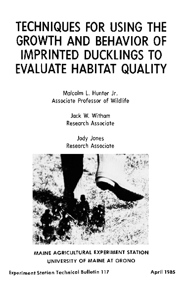 (PDF) Techniques for Using the Growth and Behavior of Imprinted ...