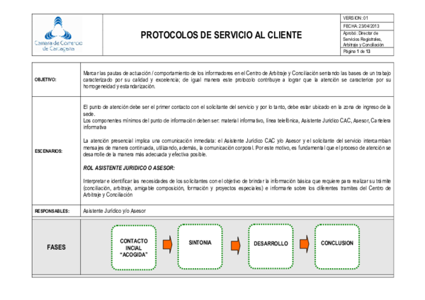 (PDF) PROTOCOLOS DE SERVICIO AL CLIENTE