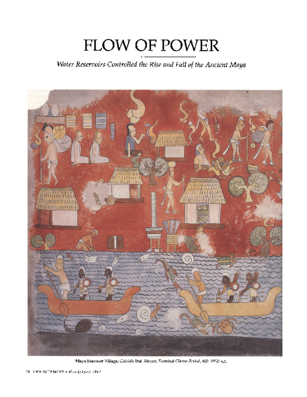 (PDF) FLOW OF POWER Water Reservoirs Controlled the Riseand Fall of the ...