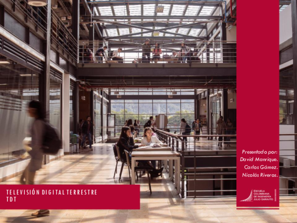 (PDF) Televisión Digital Terrestre